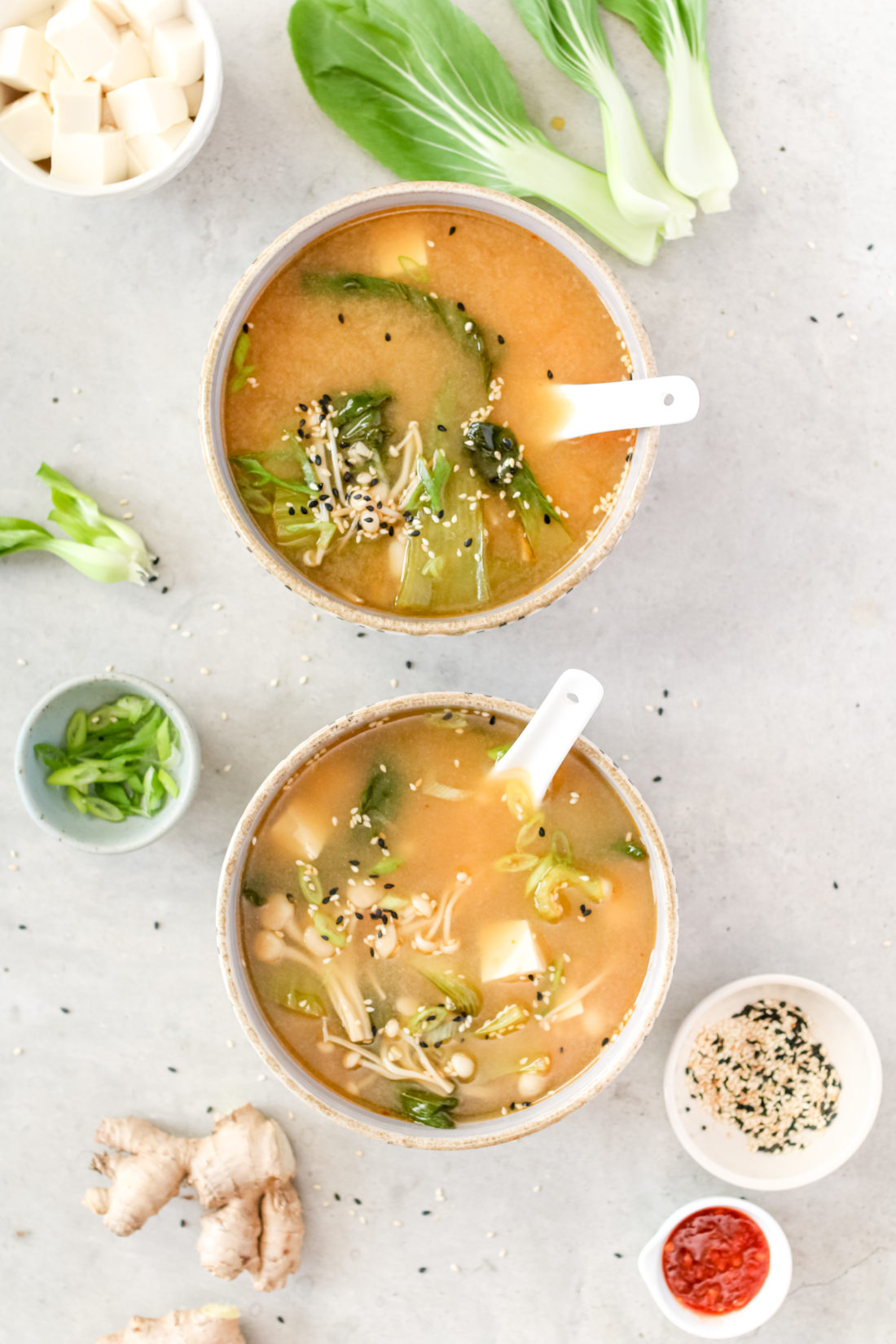 Easy Ginger Miso Soup - Healthnut Nutrition