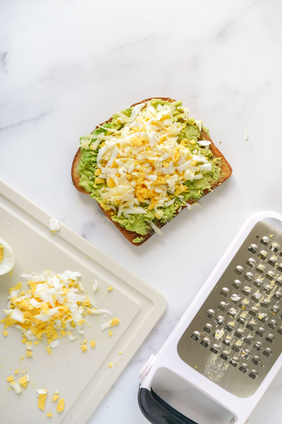 Grated Egg Avocado Toast: #TikTokMadeMeMakeIt - Healthnut Nutrition
